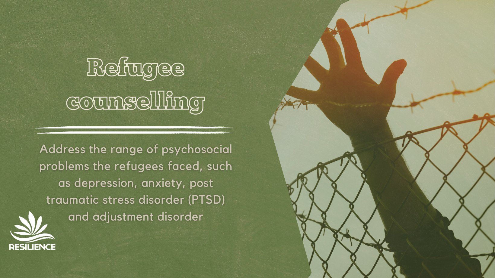 Refugee counselling - Resilience Counselling -London